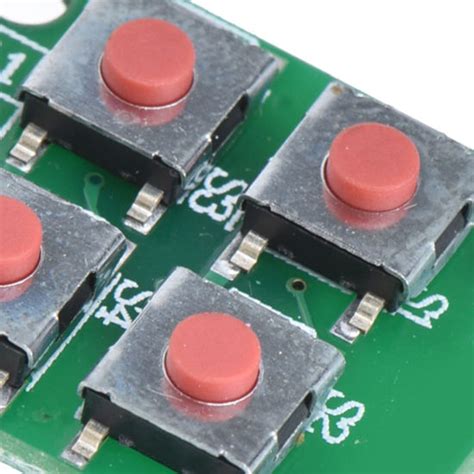Getuscart 5pcs 2x2 Scan Buttons Matrix Keyboard Module 4 Keypad Module