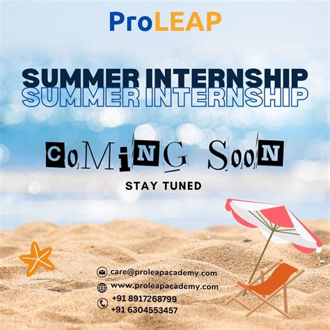 Proleap Academy On Linkedin Proleapacademy Summerinternship Careerboost Careerpath