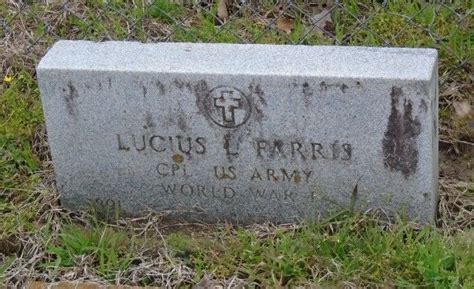 Lucius L Farris 1891 1975 Find A Grave äreminne