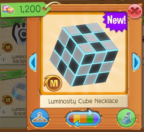 Luminosity Cube Necklace Animal Jam Wiki Fandom