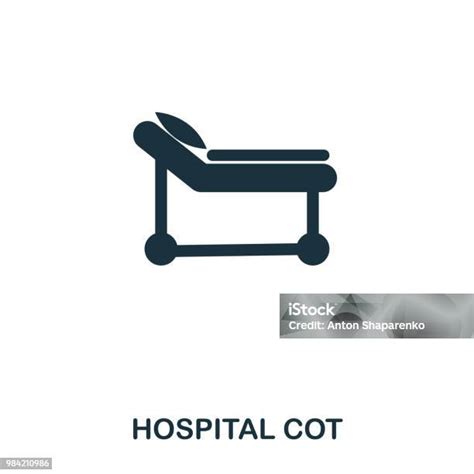 병원 침대 아이콘입니다 선 스타일 아이콘 디자인입니다 Ui입니다 병원 침대 아이콘의 그림입니다 그림 흰색 절연입니다 웹 디자인에 사용 가능 애플 리 케이 션 소프트웨어 인쇄