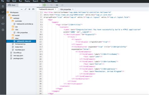 Part 1a Build Your Custom Html5 Application In Sa Sap Community