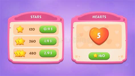 Shop Gui Kit Casual Assets For A Game Mobile A Set Of User Interface