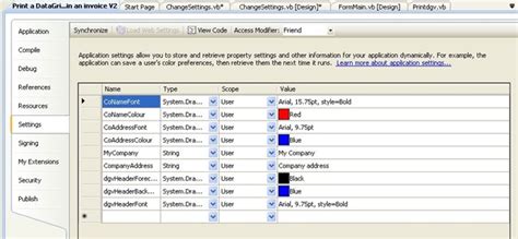 Print A Datagridview In An Invoice Using Visual Basic Express 2008 V2 Mike Newmans Blog