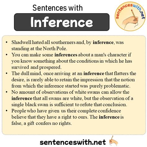 Sentences With Inference Sentences About Inference In English SentencesWith Net
