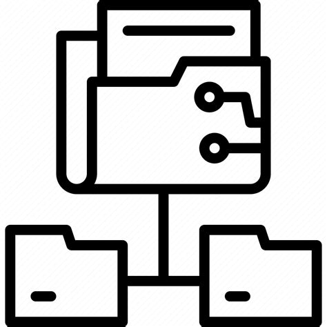 Directory Folder Root Folders Hierarchical Structure Icon Download On Iconfinder