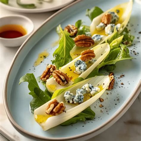 Irresistible Endive Salad With Walnuts And Blue Cheese