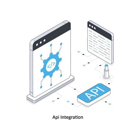 Api Integration Isometric Stock Illustration Eps File Stock Illustration 47554565 Vector Art At