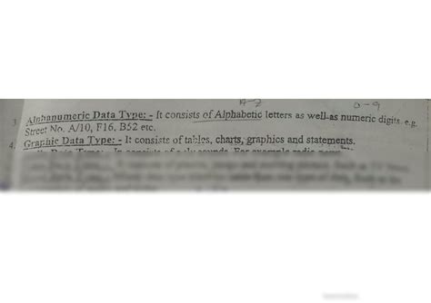 Solution What Is Data And It S Type Differentiate Between Data And