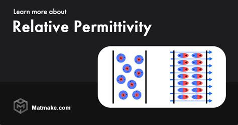 Permittivity And Relative Permittivity R Matmake