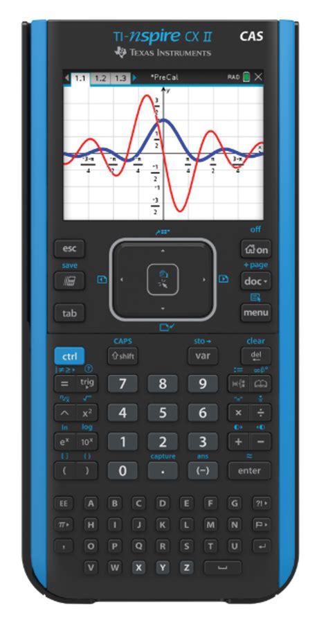 Texas Instruments TI Nspire CX II CAS Graphing Calculator Lone Star College Campus Store