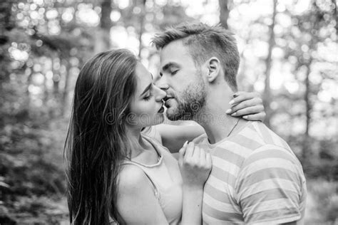 Passionistisch Kustconcept Kus Geven Vermindering En Voorspel Sensuele