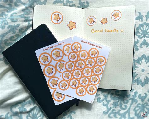 Good Noodle Stars Teacher Reward Star Stickers Etsy
