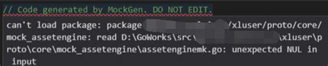 [go][已解决]can t load package unexpected nul in input问题 小王子是猫 博客园