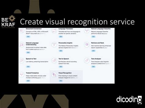 image recognition service using ibm watson made easy ppt