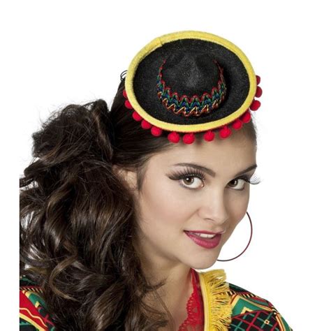 Mini Sombrero Zwart