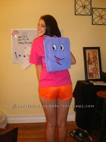 Sexy Homemade Dora Costume