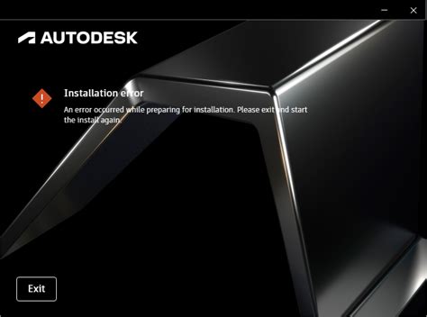 Installer Error With Autocad Oem 2023 Installer Autocad Oem Tech