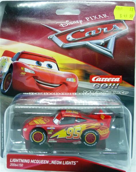 Carrera Go Disney Pixar Cars Lightning Mcqueen Neon Lights Tates
