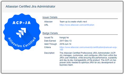 考取atlassian产品的专业认证书 Atlassian Certified Jira Administrator Acp 100