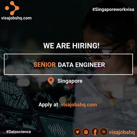We Are Urgently Hiring A Senior Data Engineer In Singapore Apply Now