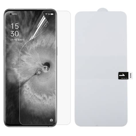 สำหรับ Oppo Find X6 แบบเต็มหน้าจอป้องกันฟิล์มไฮโดรเจลป้องกันการระเบิด