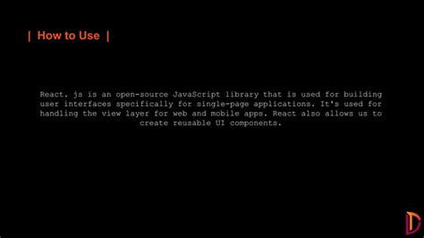 React Js Pptx Web Development Internet