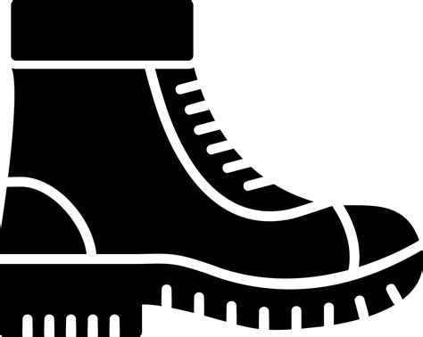 Military Boot Vector Icon 20509504 Vector Art At Vecteezy