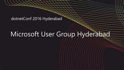 Native Ios Android Apps Using Xamarinforms Dotnetconf2016 Hyderabad