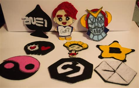 Kpop Patches Diy Felt Crafts