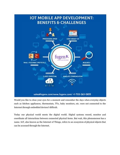 Iot Mobile App Development Benefits Challengespdf
