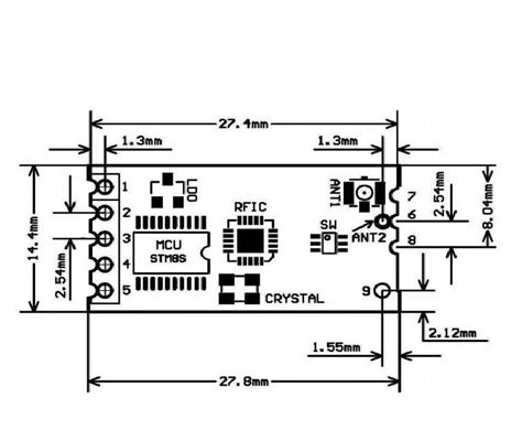 Buy Hc 12 433mhz Si4463 Wireless Serial Module Online In Egypt