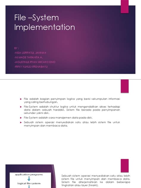 12 File Systems Implementation Pdf