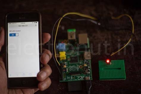 Talking To A Raspberry Pi From Your Phone Using Bottle Python Electronut Labs