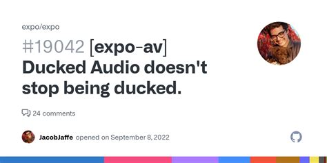 Expo Av Ducked Audio Doesnt Stop Being Ducked · Issue 19042 · Expoexpo · Github