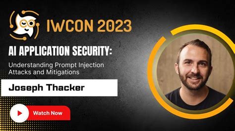 Infosec Writeups Publication On Linkedin Ai Application Security By Joseph Thacker At Iwcon2023