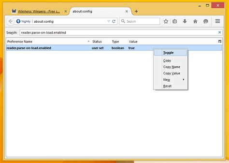 Enable Reader Mode In Mozilla Firefox