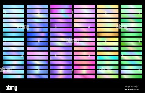 Iridescent Holographic Unicorn Gradient Collection Of Every Color