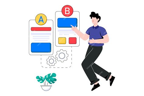 Premium Vector Ab Testing Flat Style Design Vector Illustration Stock Illustration