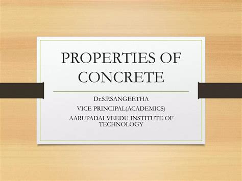 Properties Of Concrete PDF