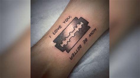 Razor Blade Tattoo Meaning Symbolism Idea