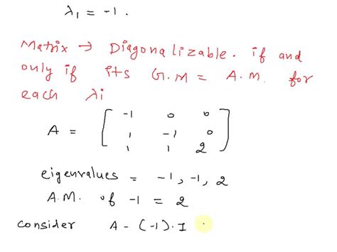 solved give an example of a 3 x 3 matrix with eigenvalues of 2 2 and