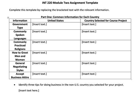 Prompt Use The Module Two Assignment Template Located