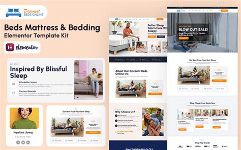Discount Beds Wordpress Elementor Template Kit