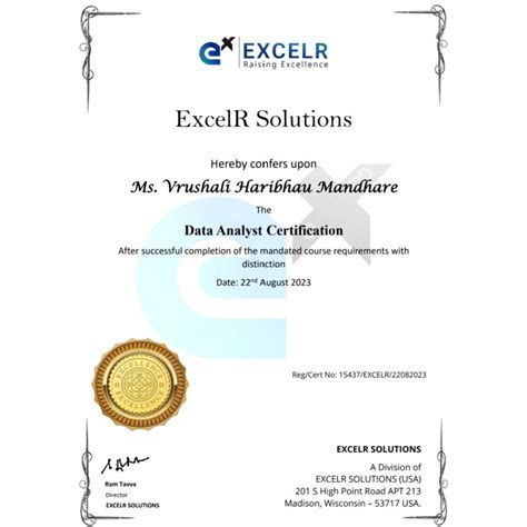 Vrushali Mandhare On Linkedin Dear Connections Im Excited To Share My Recently Earned