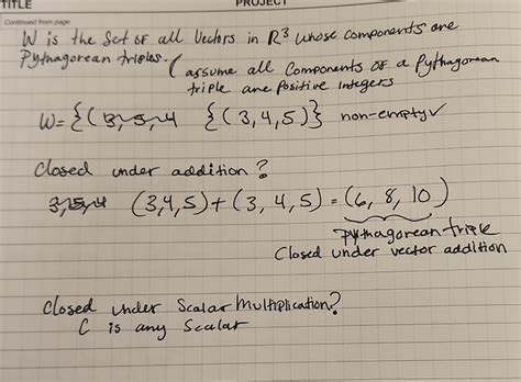 [linear Algebra Test For Subspace] I Found That The Subspace Is Closed Under Vector Addition B