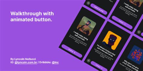 Walkthrough With Animated Button Figma