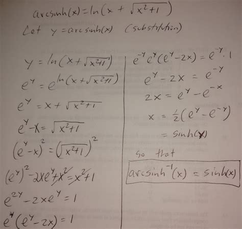 Examples Of Math Problems Hyperbolic Functions Find The Inverse Of