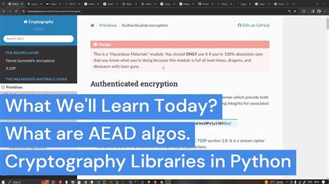 Learning Python Tutorial Cryptography Part 3 What Are Authentication