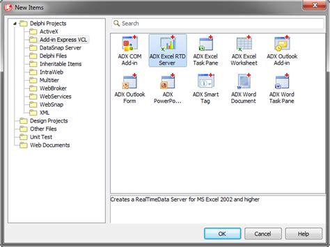 How To Build Excel Real Time Data Server In Delphi
